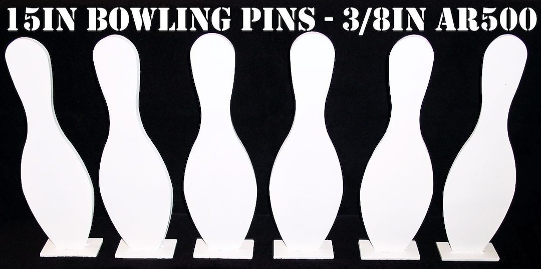 Magnum Target 3/8" AR500 IDPA/IPSC Bowling Pin Knock-over Shooting ...