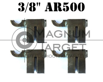 AR500 Hardened Steel Shooting Target T-post Hook-4pc NRA Metal | Etsy