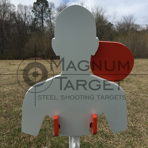 Magnum Target AR500 Combatant Steel Hostage Reactive IDPA - Etsy