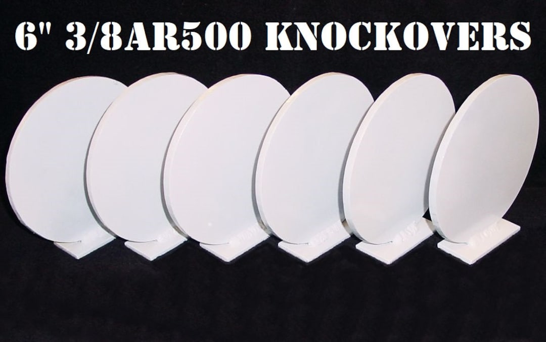6in 3/8in AR500 Knock-over Steel Shooting Range Targets-metal - Etsy