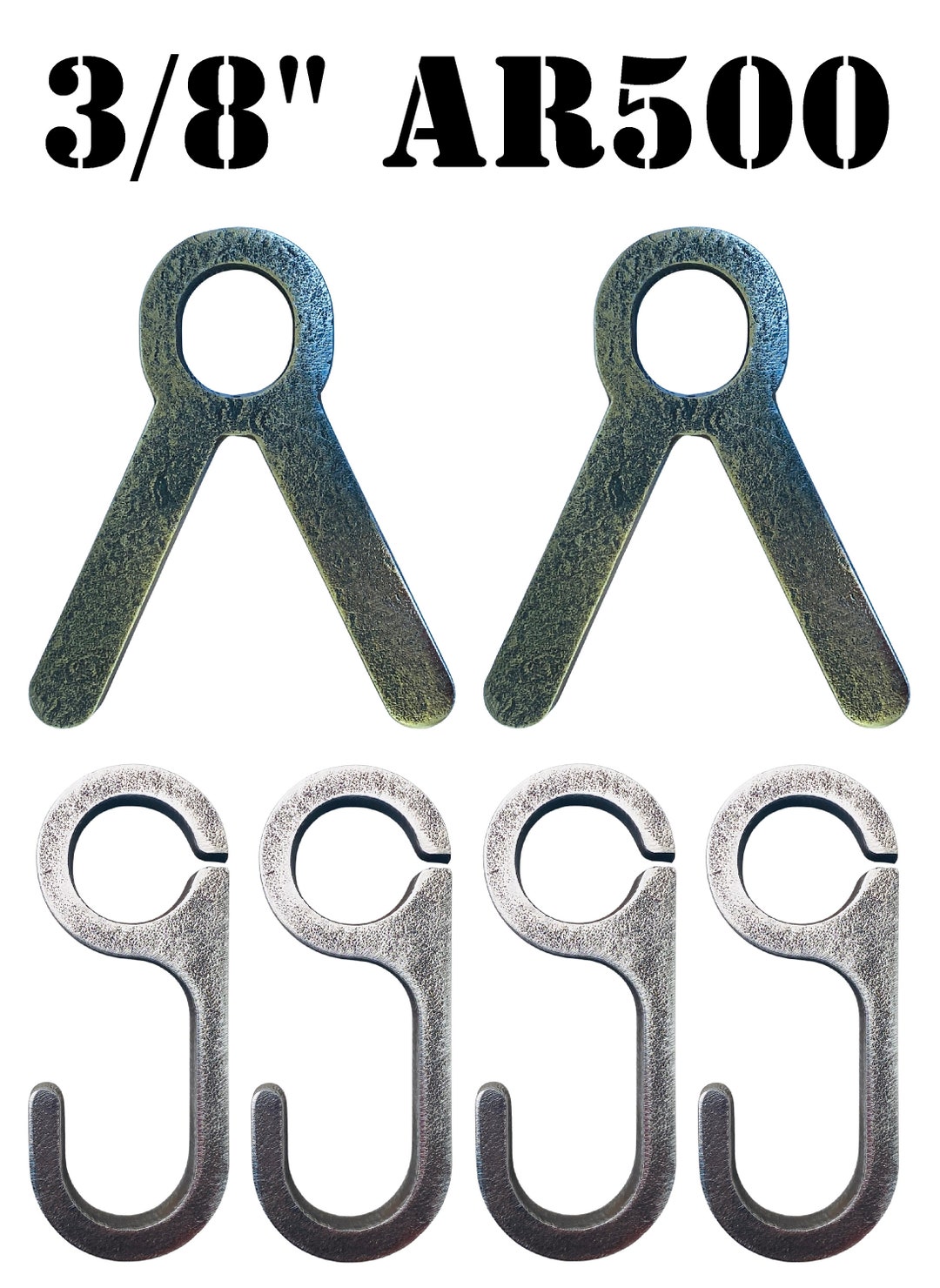 Magnum Target AR500 3/8 Steel Shooting Target Conduit Stand Brackets 2 ...