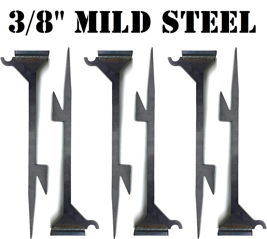Steel Shooting Target Stands 24" Heavy Duty Knock-over & Hanging 6pc ...