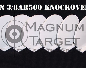 6in IDPA Knock-over Shooting Targets 3/8in AR500 Steel 6pc | Etsy