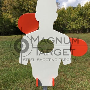 Magnum Target AR500 Combatant Steel Hostage Reactive IDPA - Etsy