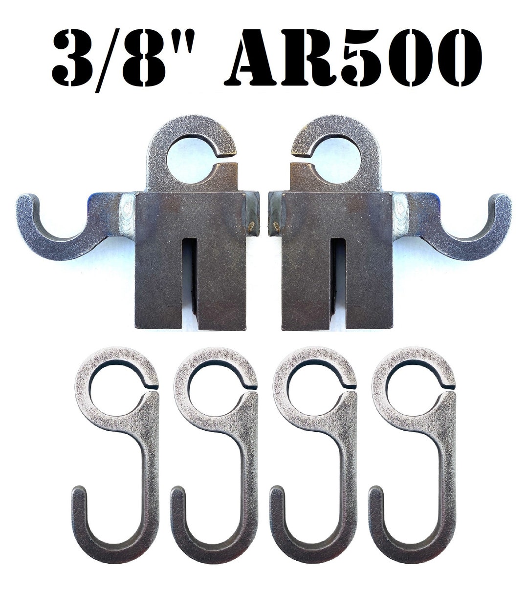 Magnum Target 3/8” AR500 Steel Shooting Target T-post Pipe Stand for 1 ...