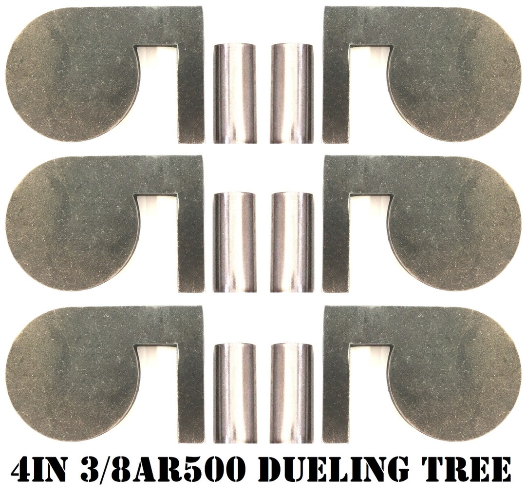 Magnum Target 4"x 3/8" AR500 Steel Shooting Range Targets Dueling Trees ...