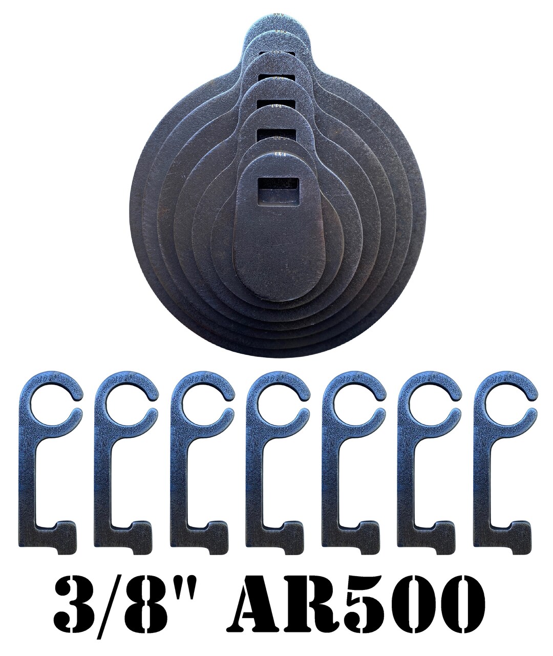 Magnum Target 3/8 AR500 Interlocking Know Your Limits KYL 2 3 4 5 6 7 ...