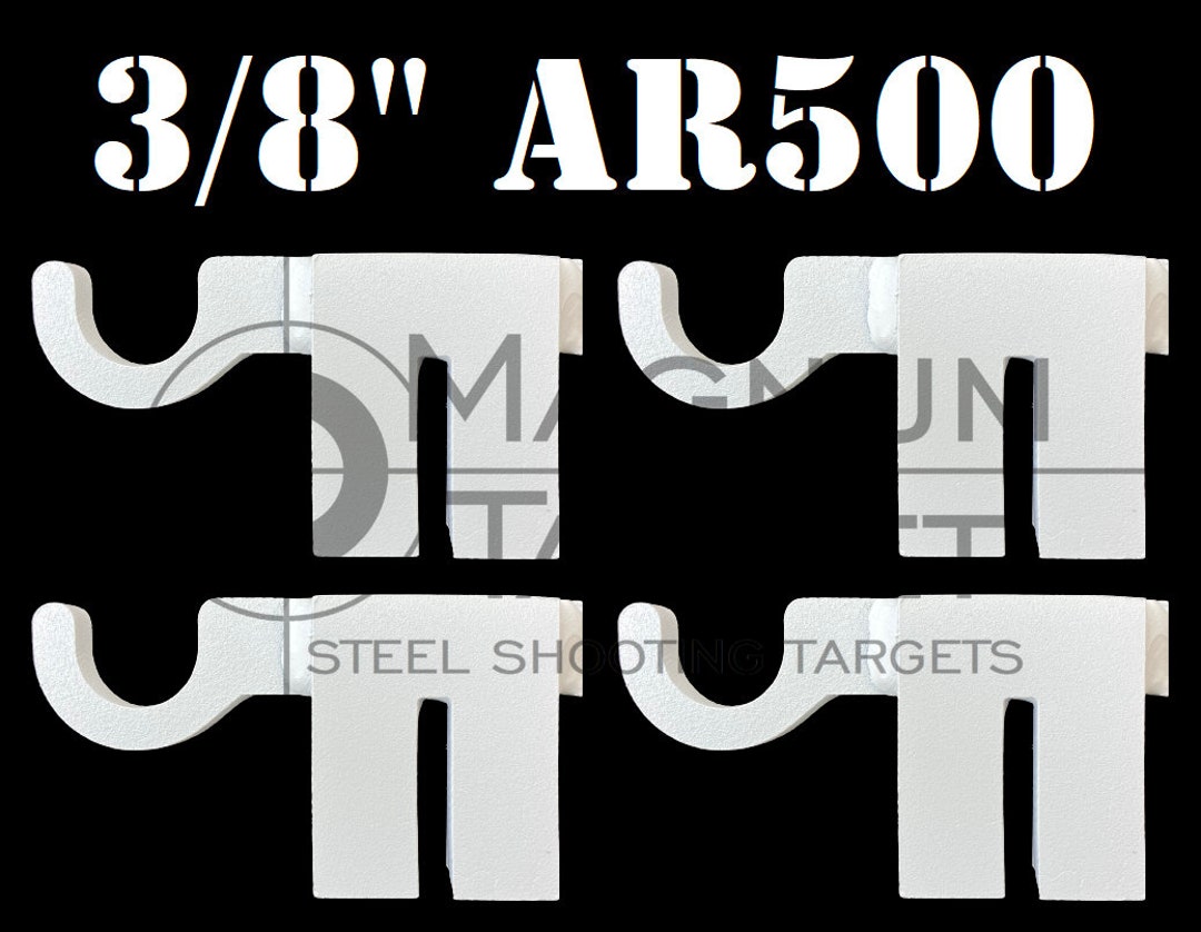 AR500 Hardened Steel Shooting Target T-post Hook-4pc NRA Metal - Etsy