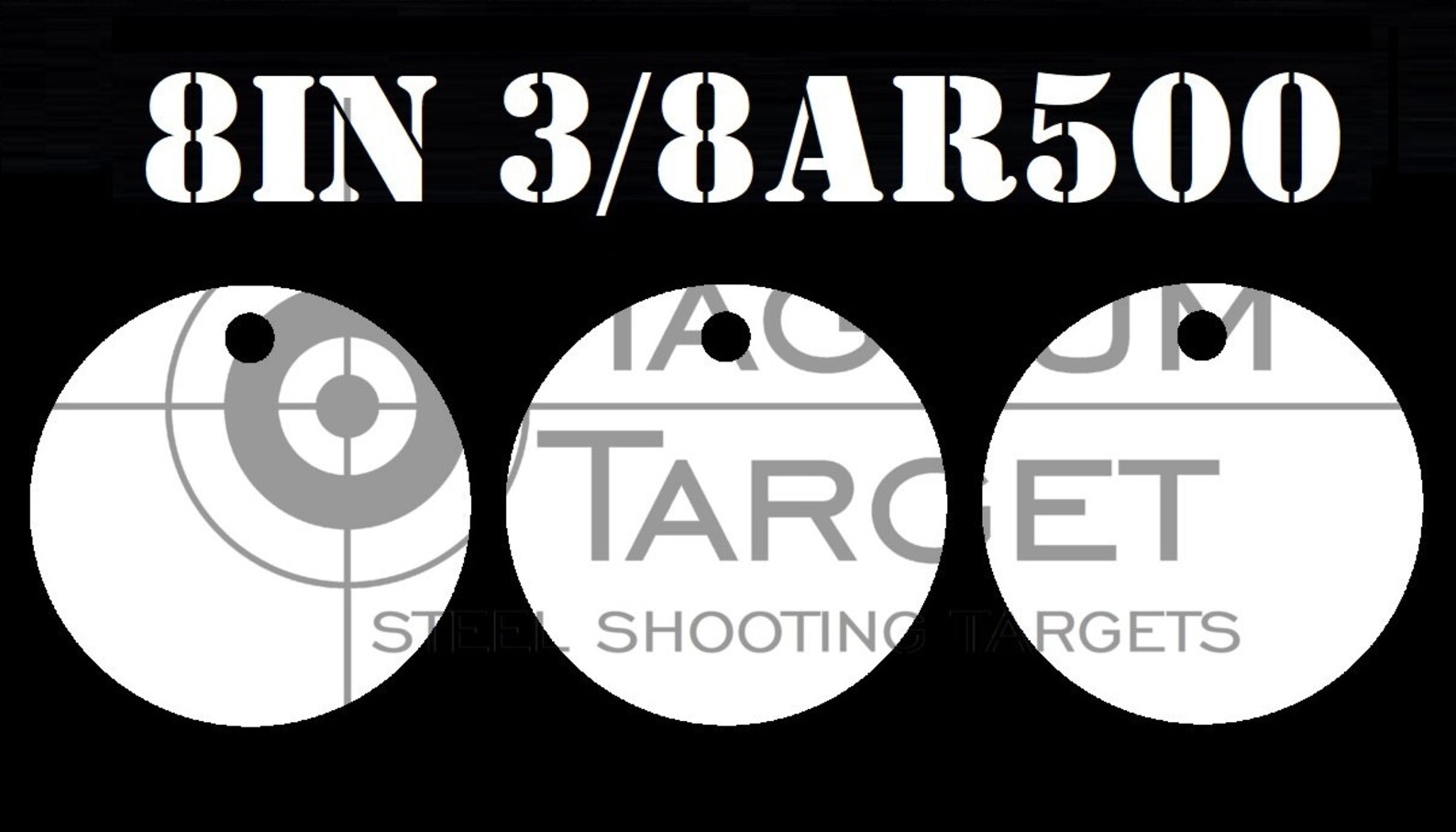 Steel Shooting Targets 8 In. Round Hangers-ar500-nra Action | Etsy