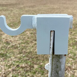 AR500 Hardened Steel Shooting Target T-post Hook-4pc NRA Metal Gong ...