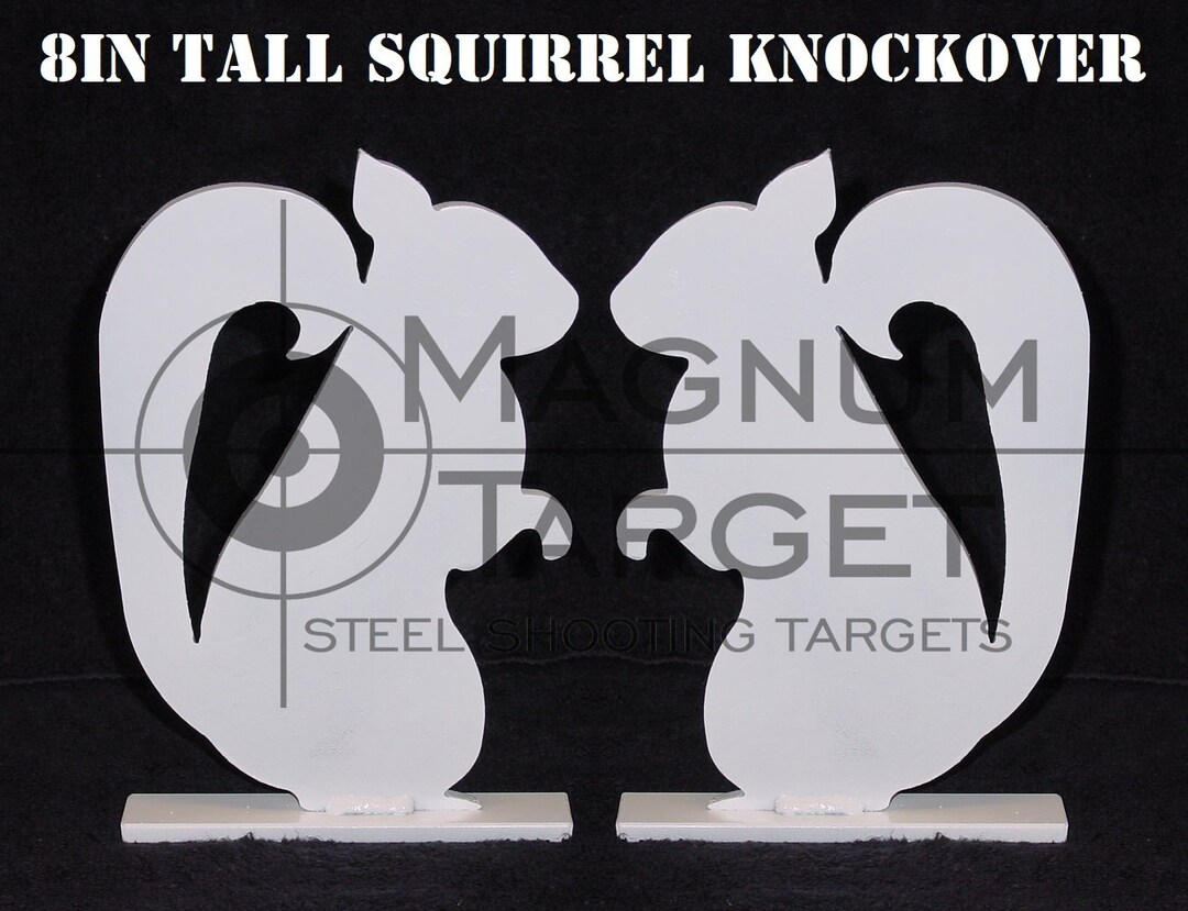 Magnum Target Steel Shooting Targets Squirrel Silhouette - Etsy
