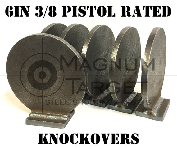 Magnum Target Steel Shooting Targets 6 Inch Round Knockovers - Etsy
