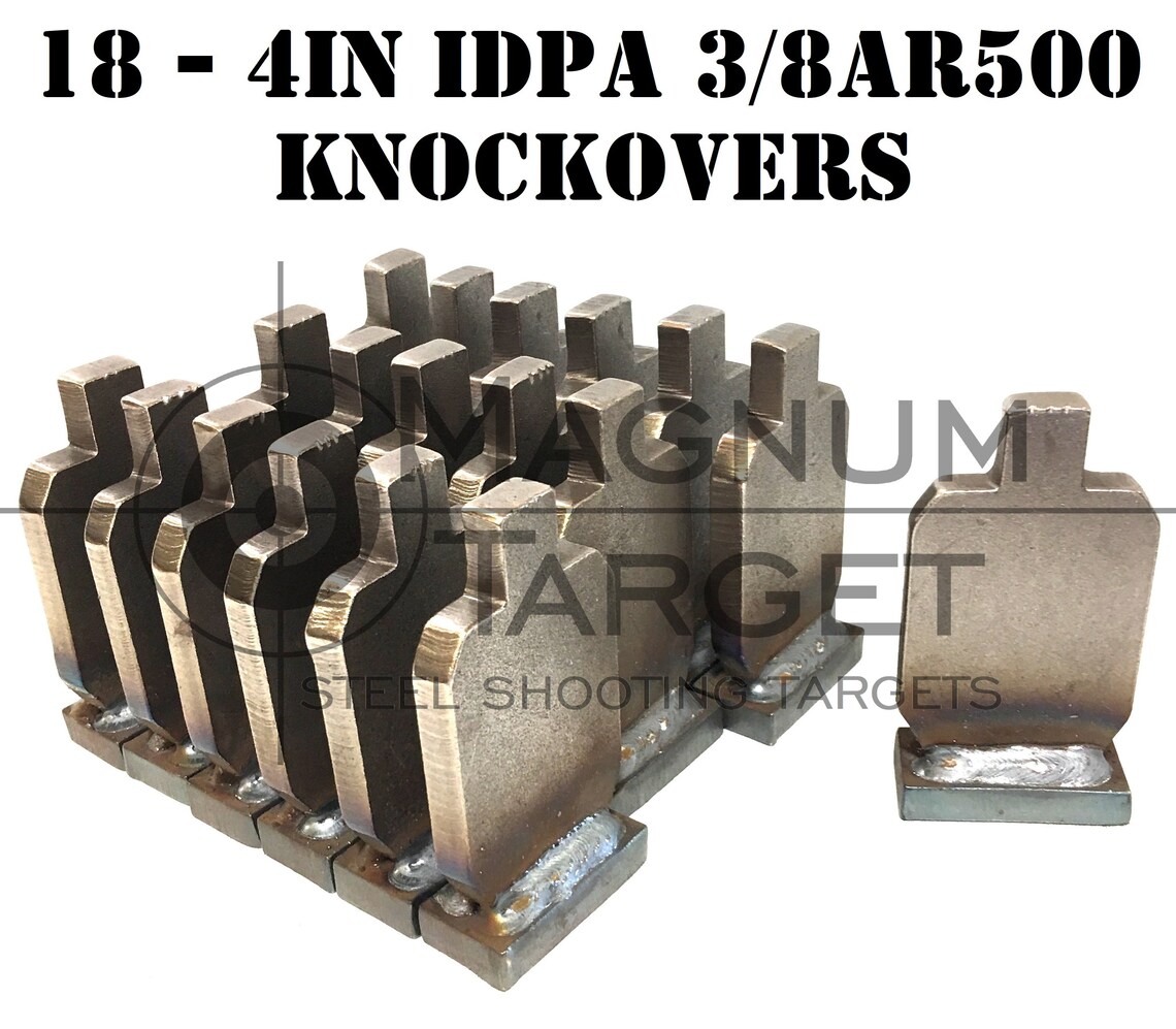 4 Tall IDPA NRA Knock-over Shooting Targets 3/8 | Etsy