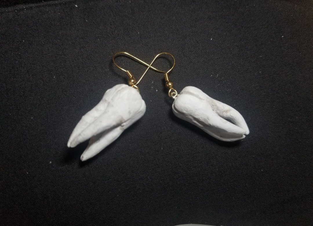 Human Teeth Earrings - Etsy
