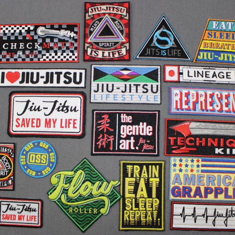 BJJ Patch Lot 20 Jiu Jitsu Gi Patches You Pick Em 18 to - Etsy