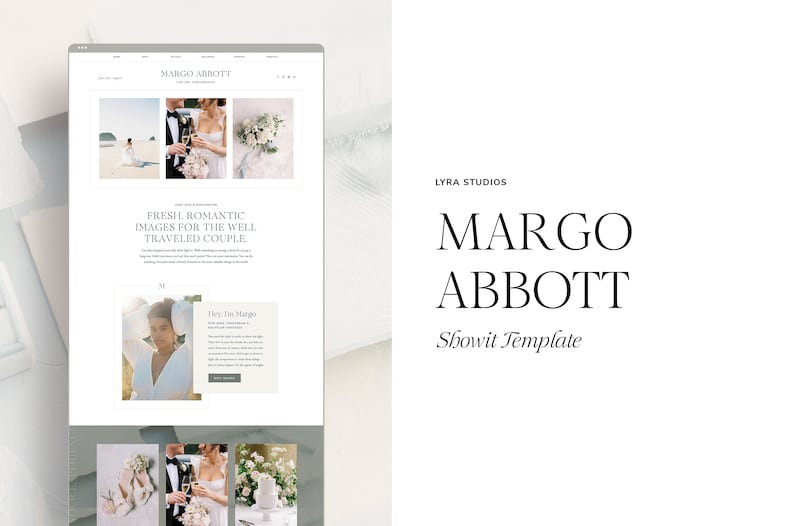 Margo Abbott High End Showit Website Template - Etsy