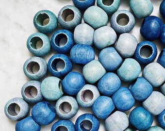 Large Blue Beads | Etsy