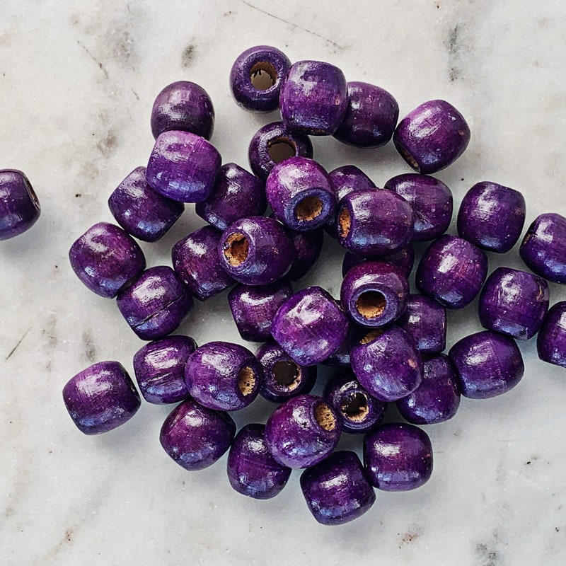 Big Purple Beads - Etsy