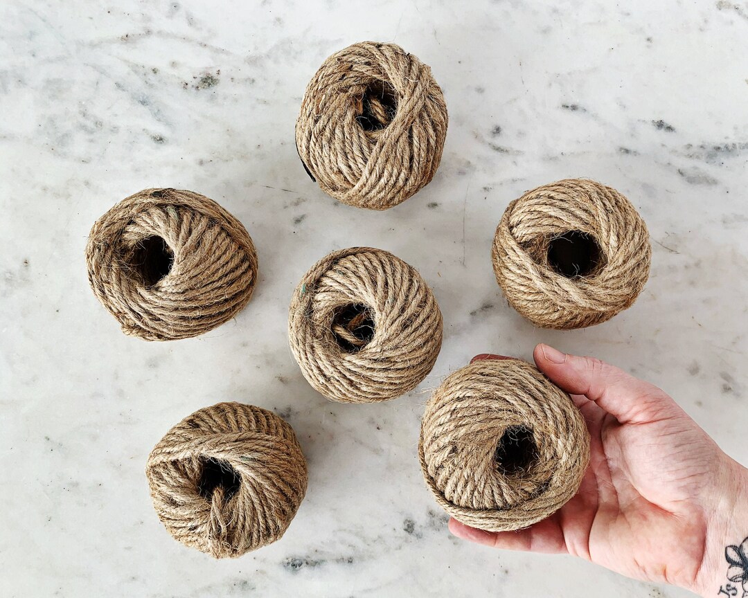 3mm NATURAL JUTE CORD || 2.8 Oz || Approximately 72 Feet || 4-ply ...