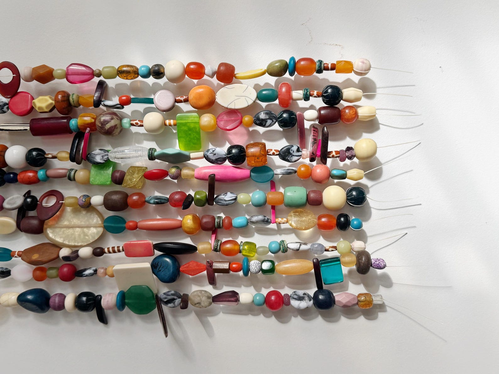 MIXED ACRYLIC BEADS || Mixed Lot || 24 Inch Strands || Approximately 40 ...