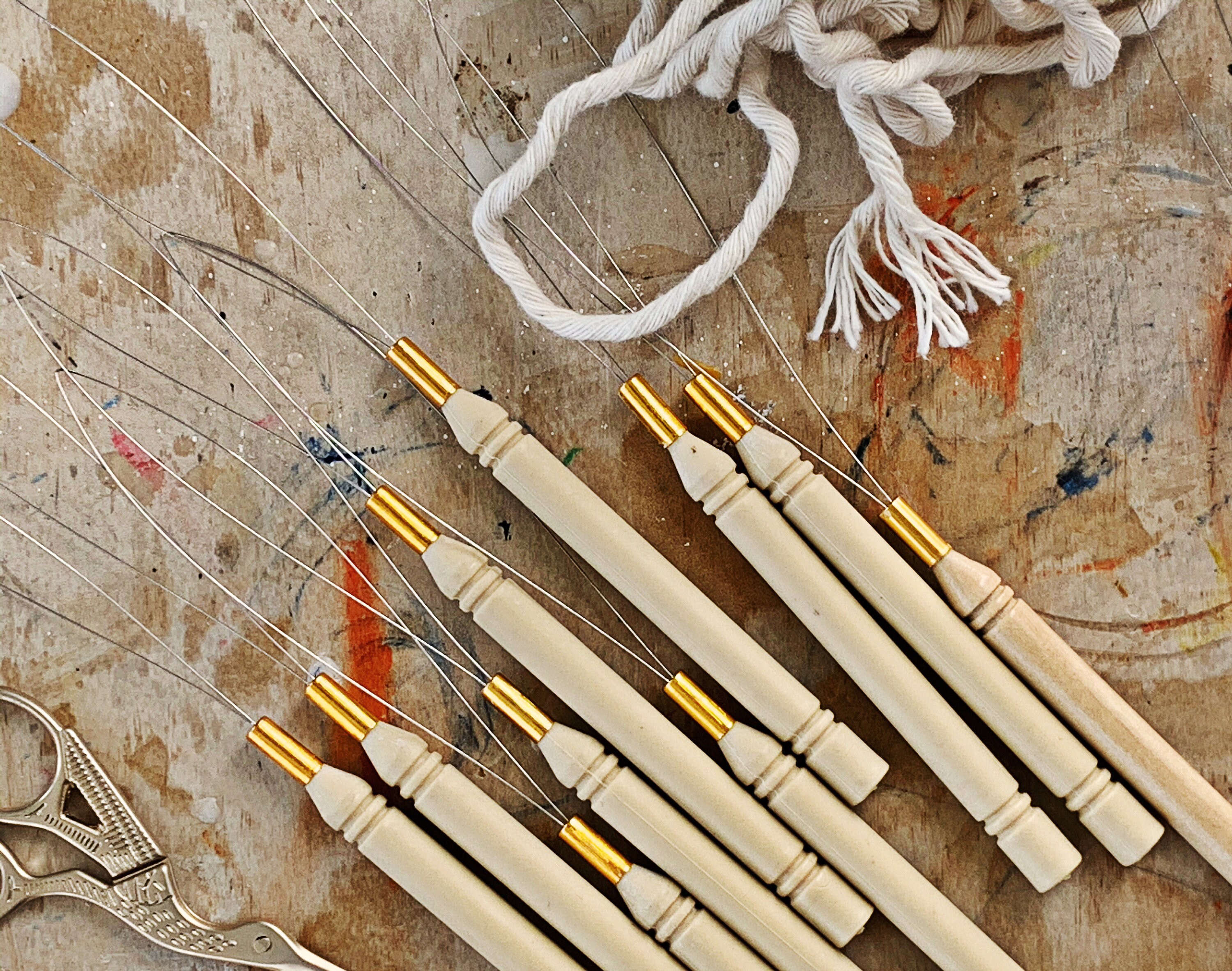 BEAD THREADER Pulling Needle Beading and Macrame Tool | Etsy