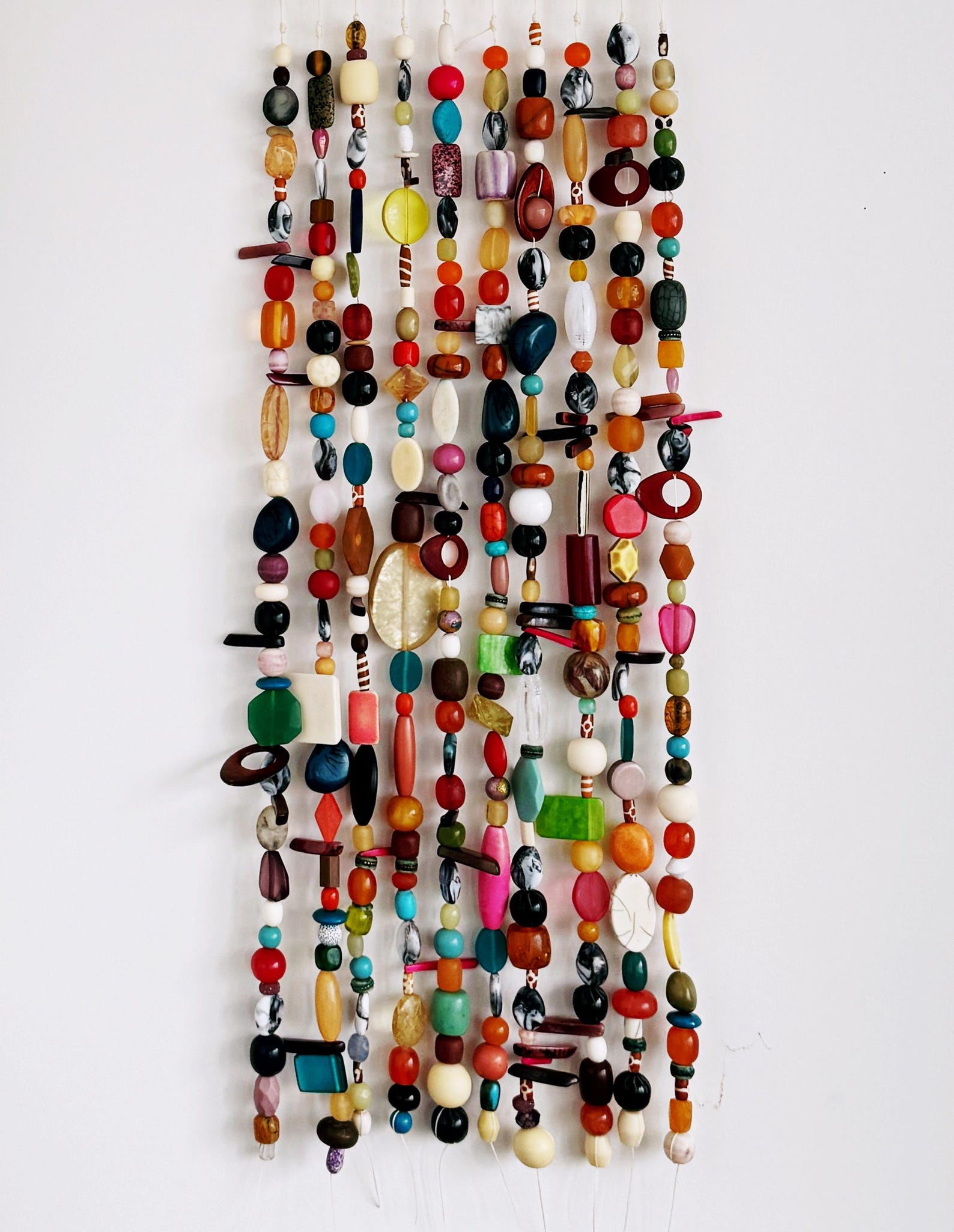 MIXED ACRYLIC BEADS || Mixed Lot || 24 Inch Strands || Approximately 40 ...