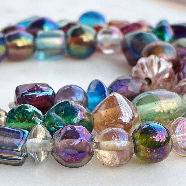 Glass Beads Mix - Etsy