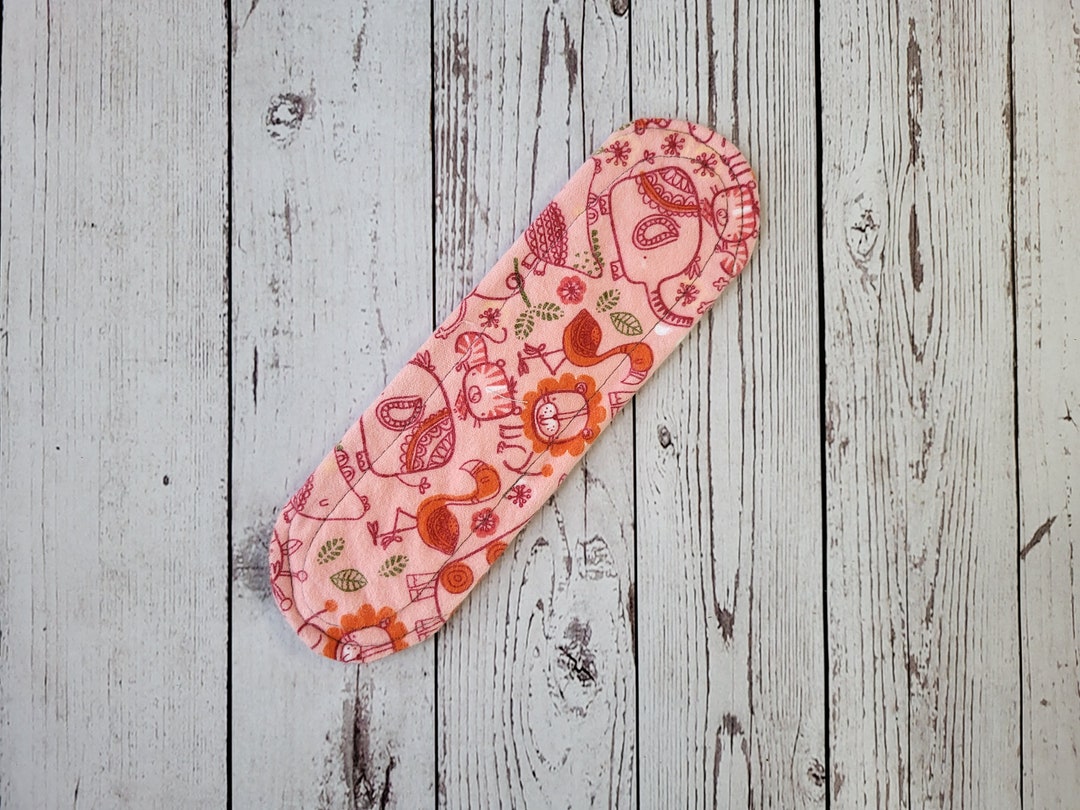 Reusable Flannel Liner, Pantiliner, 9.5 Inch Length, 2.75 Inch Width ...