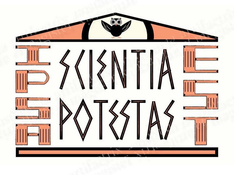 Ipsa Scientia Potestas Est - Knowledge is Power Poster - Printable ...