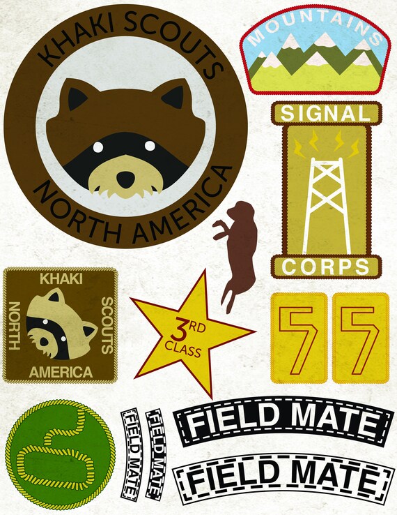 Moonrise Kingdom Sam Patches