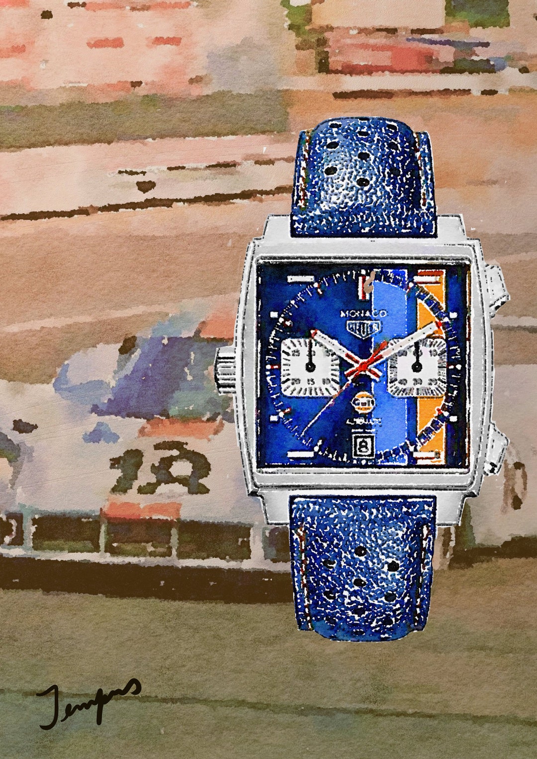 Digital Download Watch Art. Watercolour Paintings of Famous Watches ...