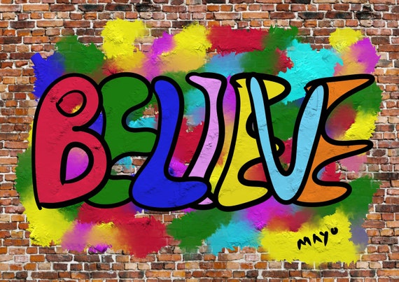 Motivational Graffiti Art