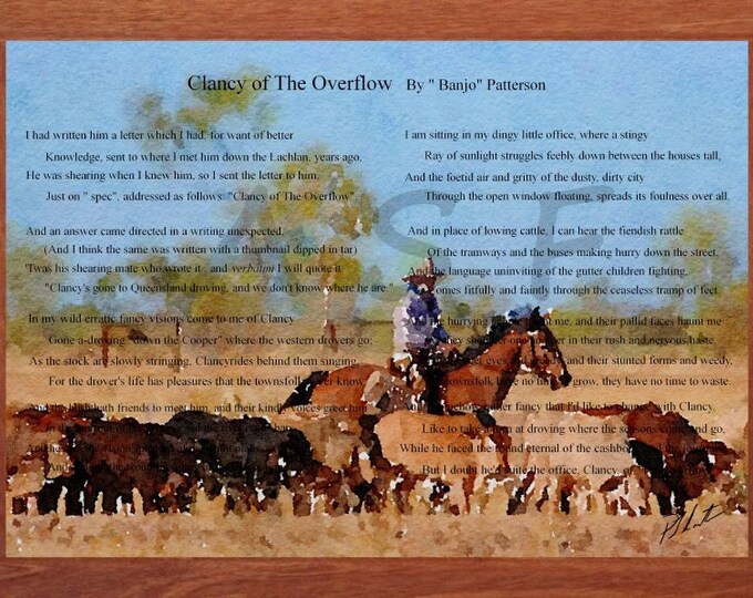 Clancy of the Overflow, Banjo Patterson Poem, Outback, Australia ...