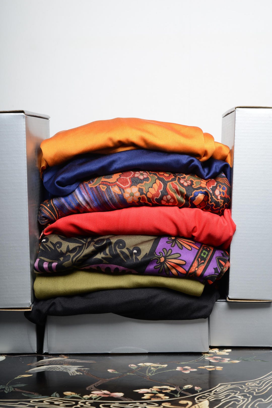 Silk Knit Grab Bag - Surprise Mix of 3 Yards of Remnant 100% Silk ...