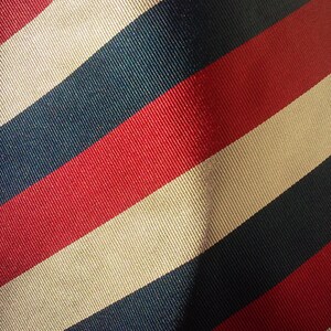 Tie Silk Wide Repp Navy, Red, and Tan Preppy Nautical Striped Designer ...