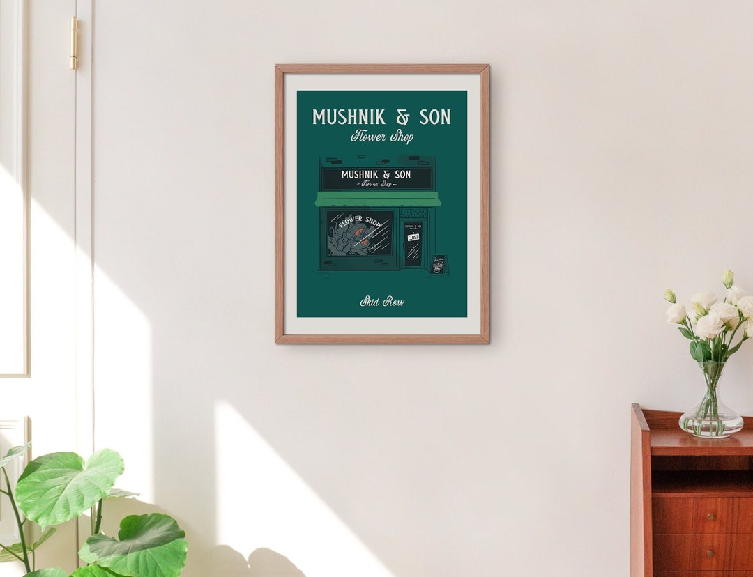 Mushnik & Son Flower Shop - Storefront Digital Print - Etsy