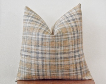 Plaid Pillow Cover | Etsy