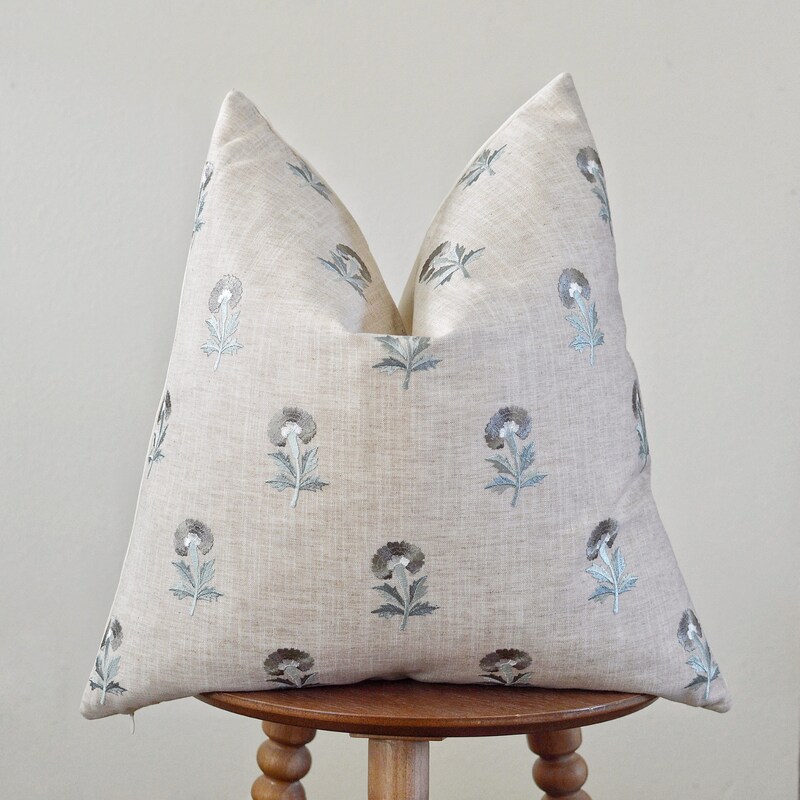 Embroidered Pillows - Etsy