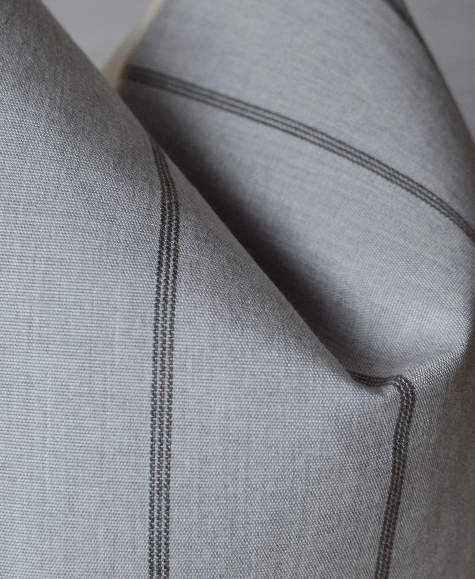 Gray Striped Pillow Cover - Etsy