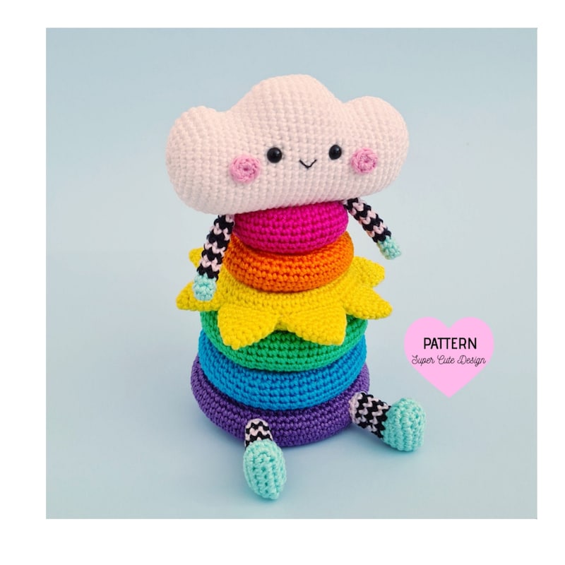 Crochet Stacking Toy - Etsy