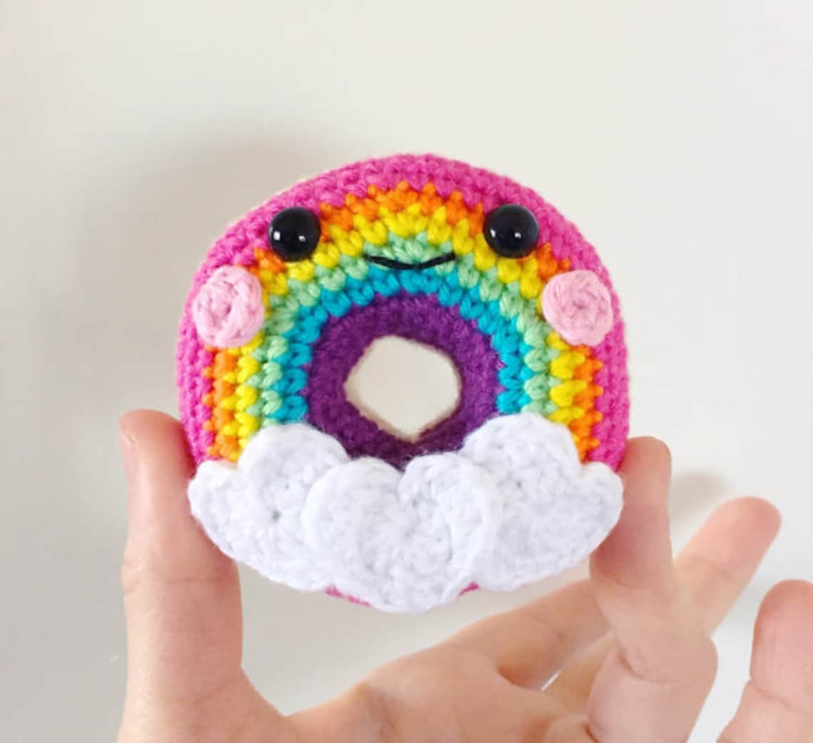 Rainbow Donuts PDF Pattern Amigurumi Crochet - Etsy Australia