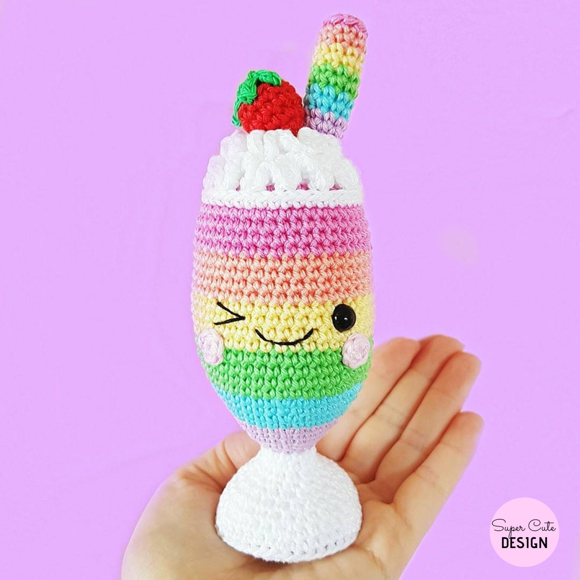Milkshake PDF Pattern Amigurumi Crochet | Etsy Australia