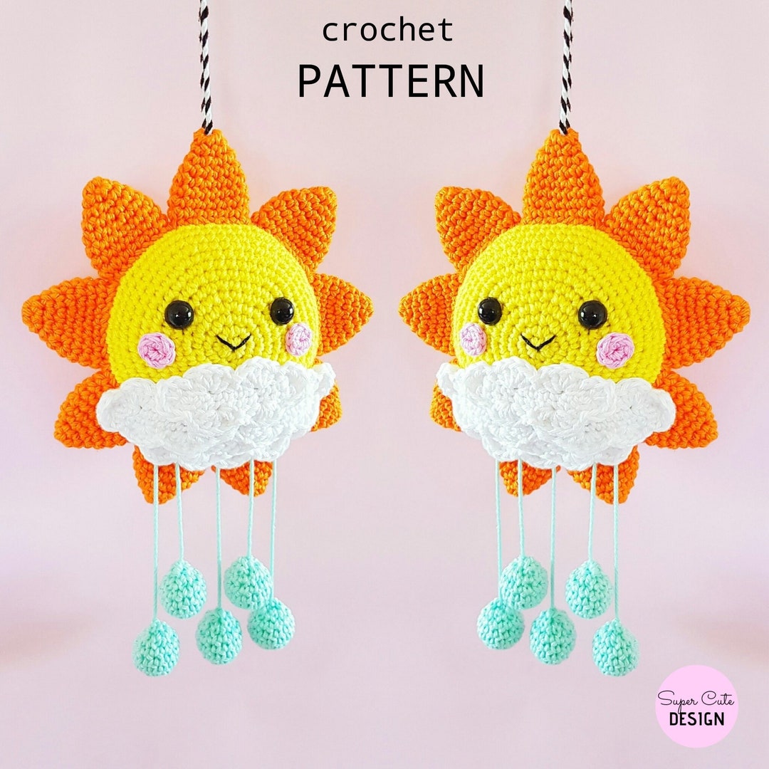 Sunshine Mobile PDF Pattern, Crochet, Amigurumi - Etsy