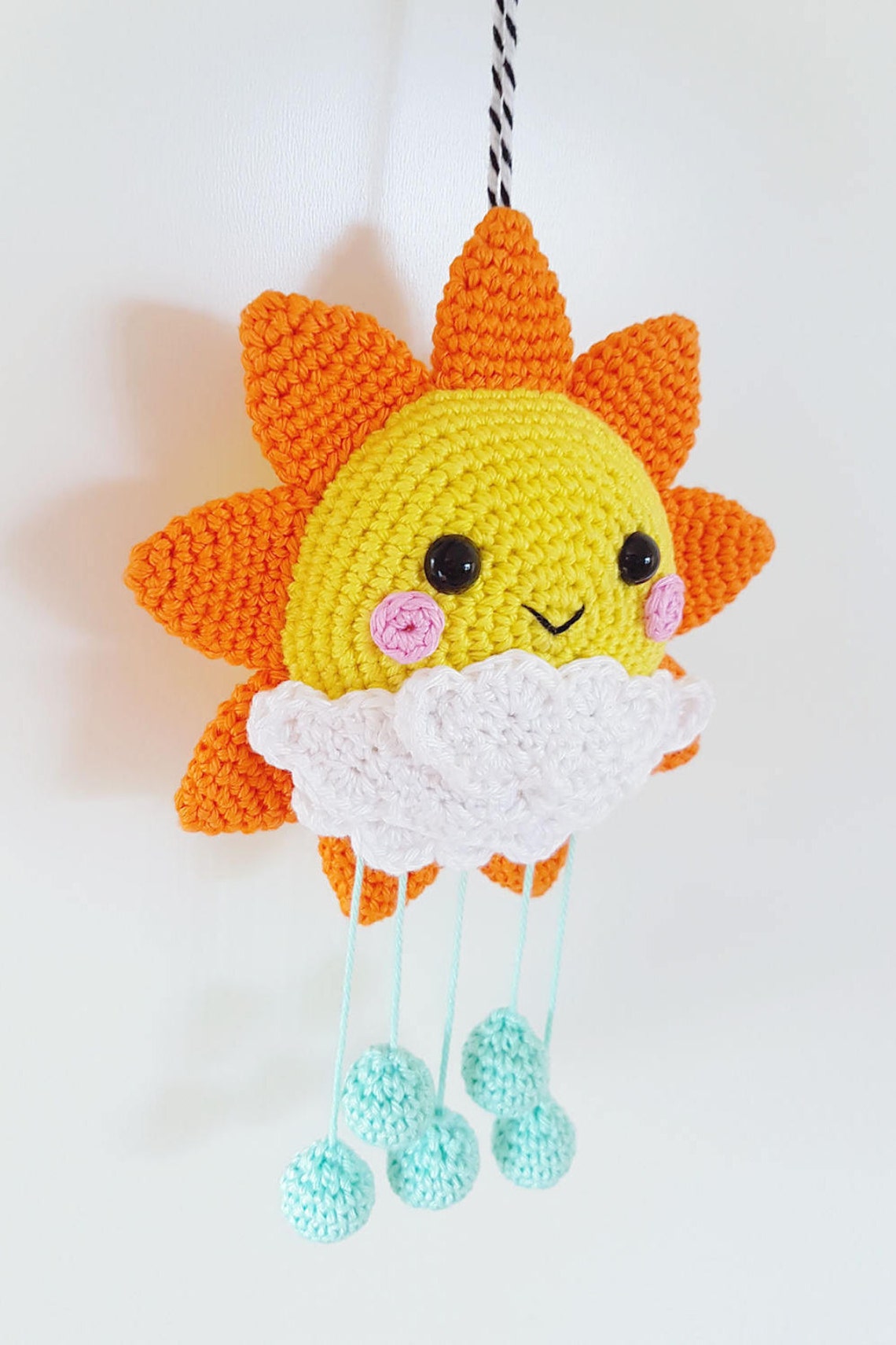 Sunshine Mobile PDF Pattern Crochet Amigurumi - Etsy