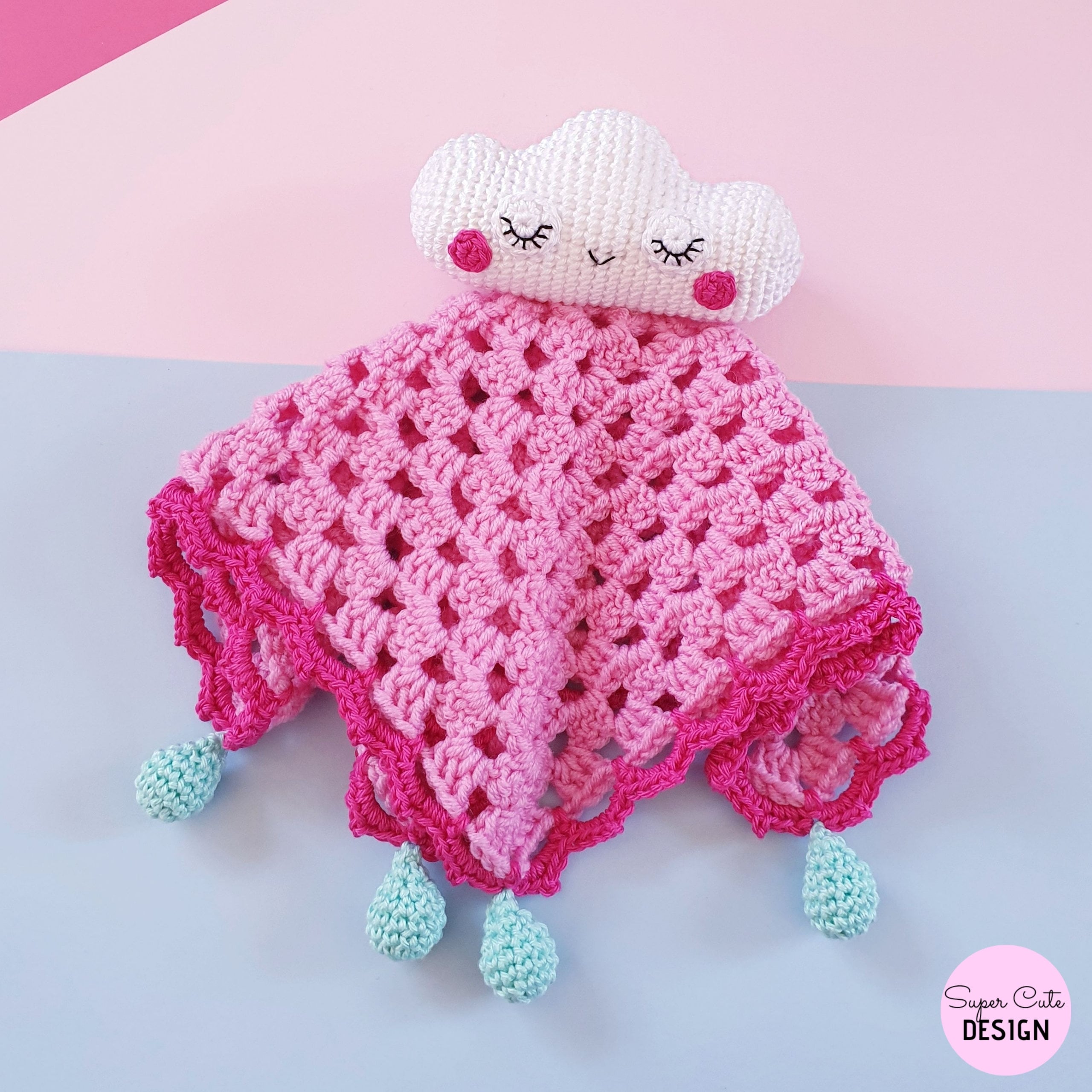 CLOUD RATTLE SECURITYBLANKET Pdf Pattern Amigurmi | Etsy