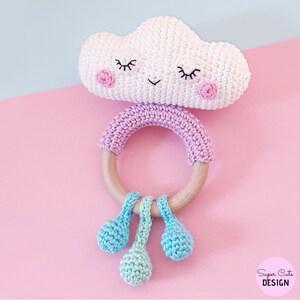 CLOUD - RATTLE - SECURITYBLANKET, Pdf Pattern, Amigurmi, Crochet - Etsy
