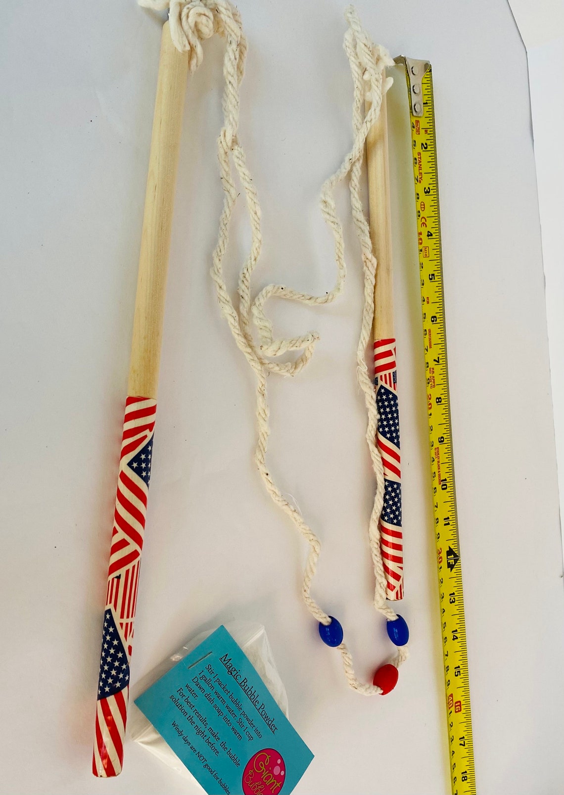 American Flag Bubble Wands | Huge Bubble Maker | Kids Outdoor Toy ...