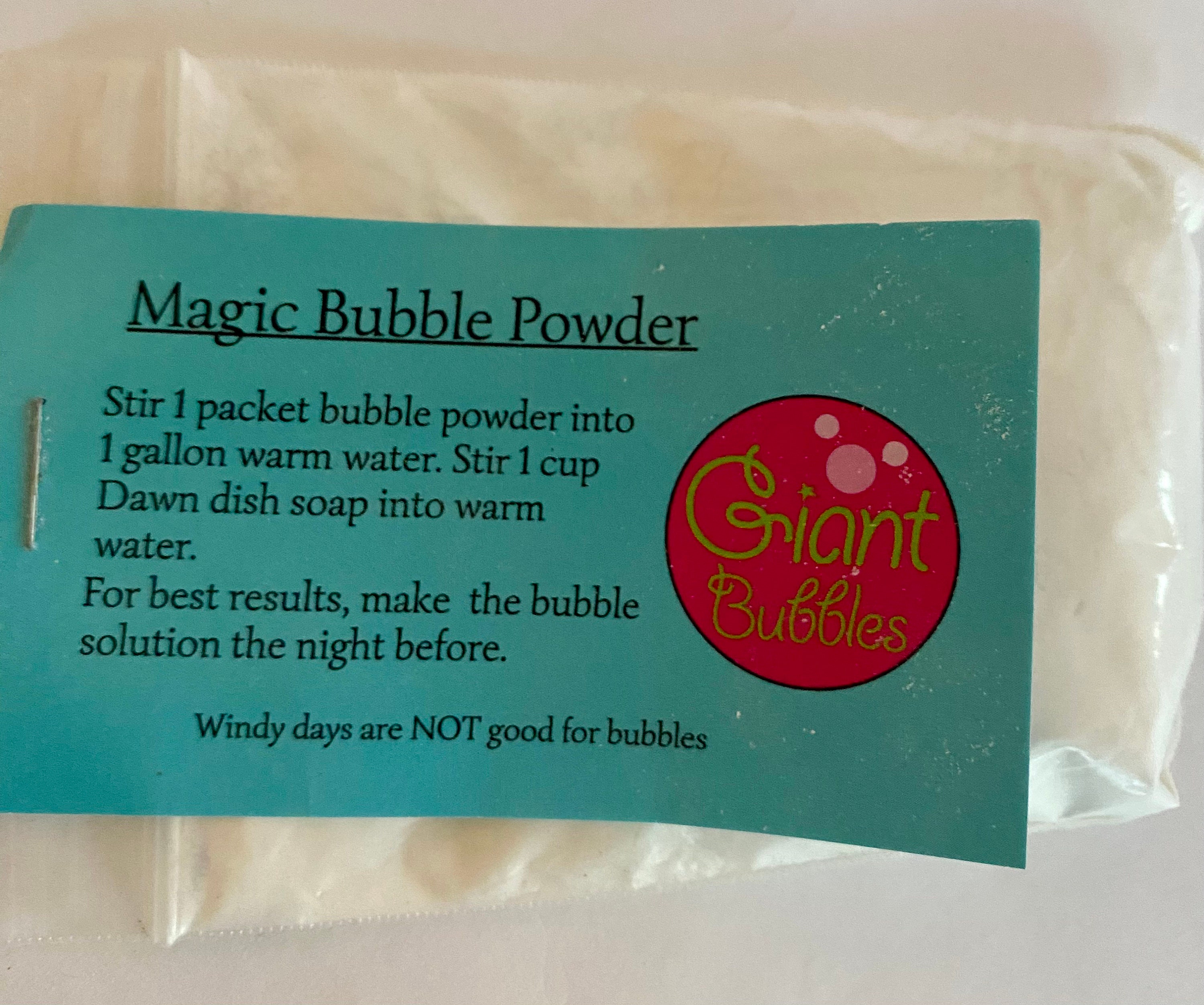 Magic Bubble Powder 5 or 12 Pack. to Make the Most Amazing Bubbles You ...
