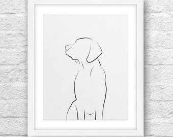 Modern Art Dog - Etsy