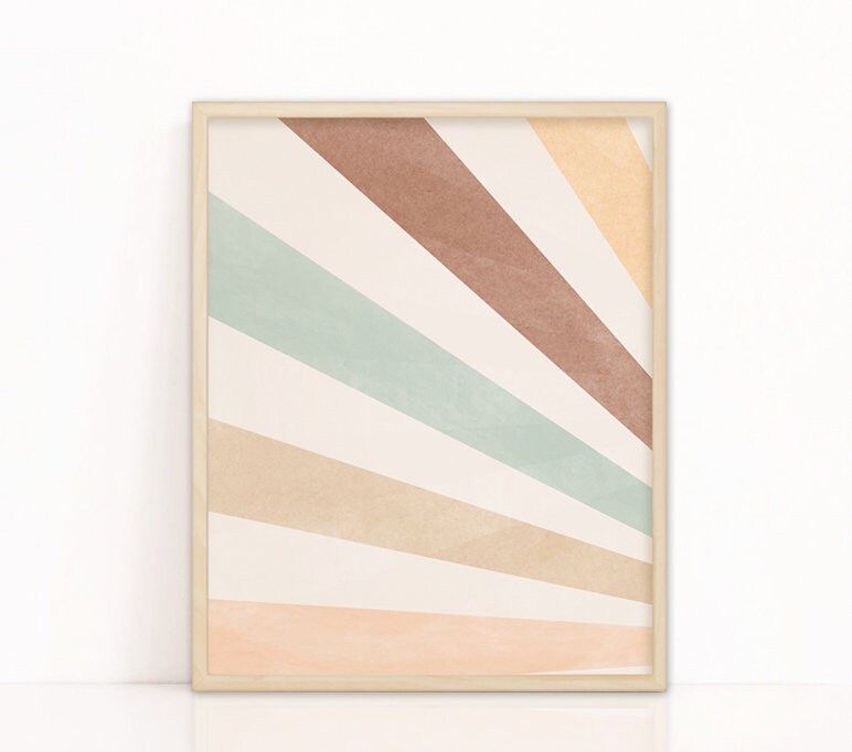 Boho Decor Boho WallArt Here Comes The Sun Boho Wall | Etsy